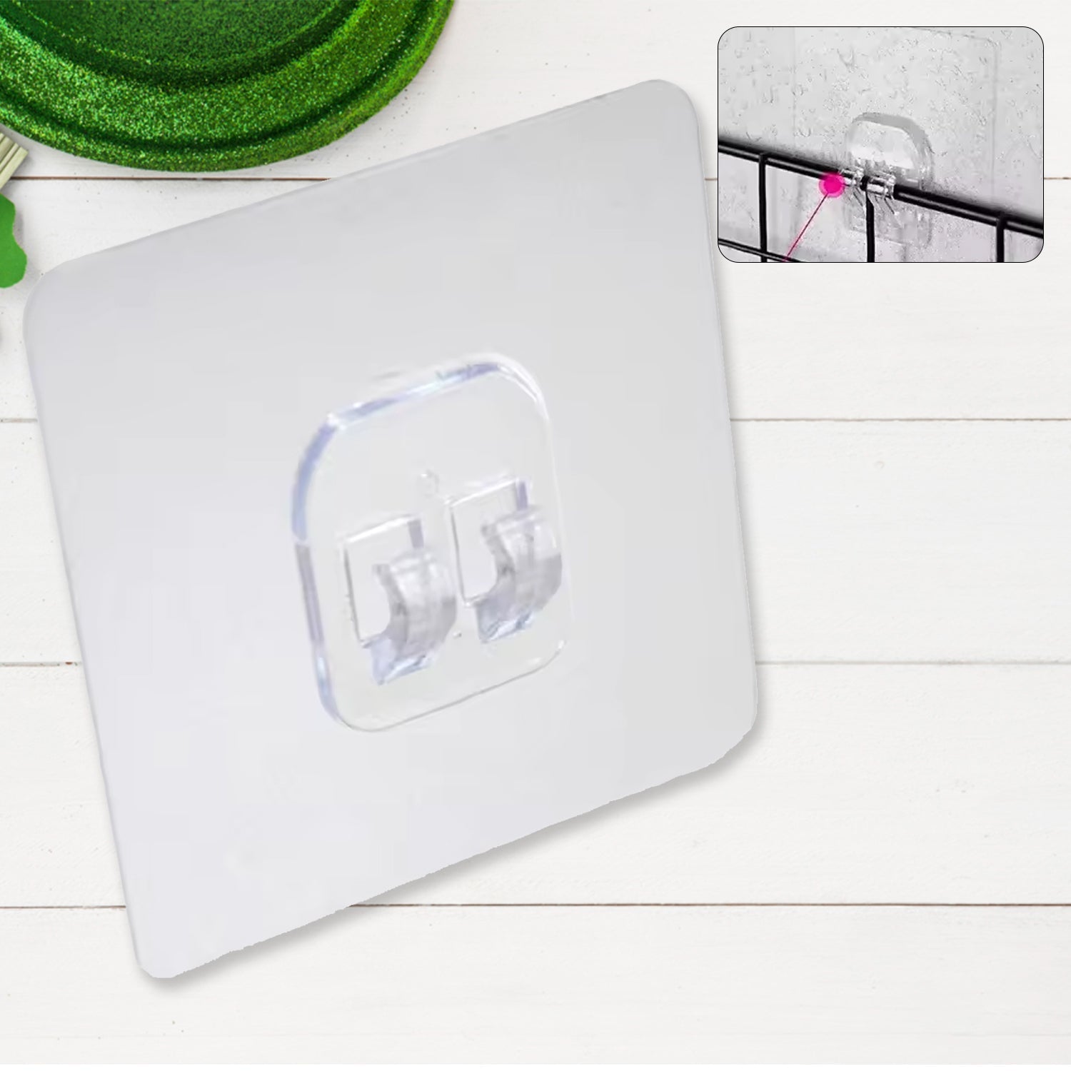 Seamless Transparent Punch-Free Wall-Mounted Hook | Easy Use – Cartnow ...