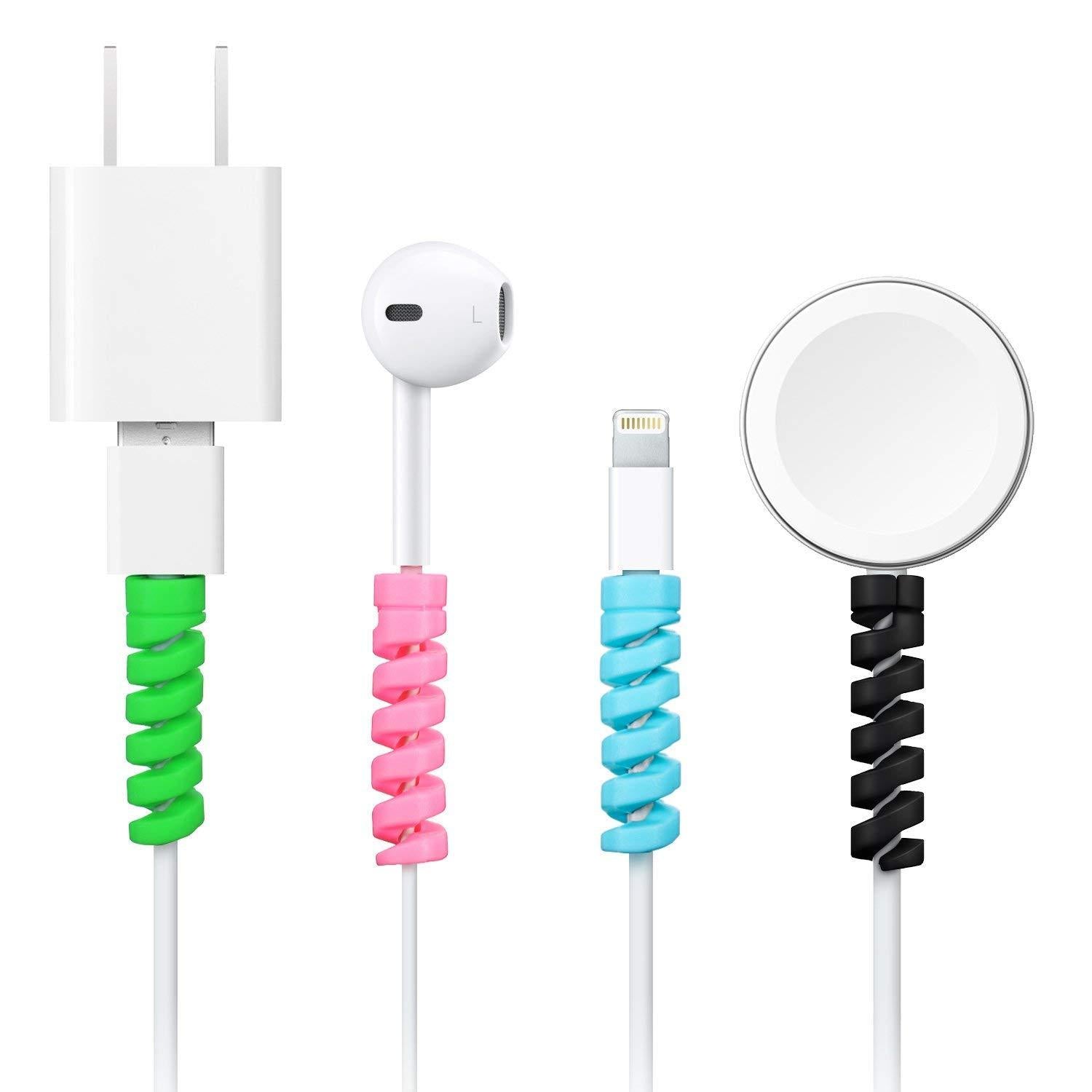 6029 Spiral Charger Spring Cable Protector Data Cable Saver - – Cartnow ...