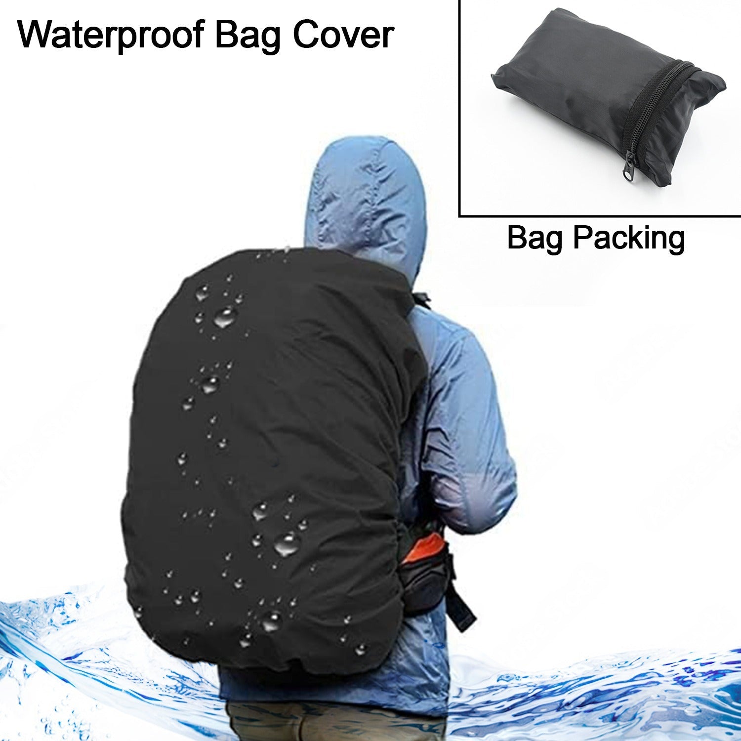 Buy Waterproof Bag Cover - Nylon Rain Cover | – Cartnow Technologies